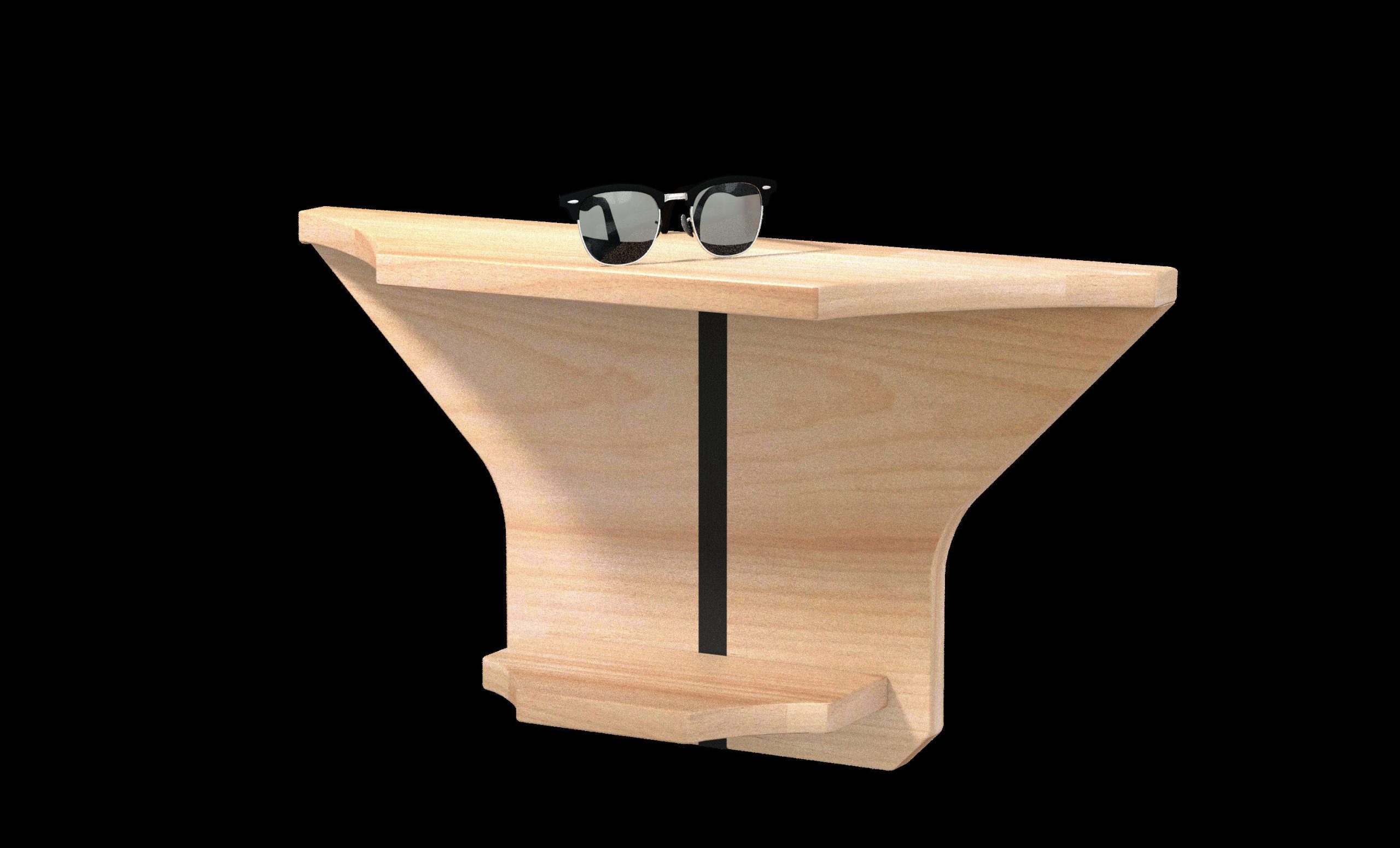 Design Wandregal Buche massiv NEU – www.kreativ-tischlerei.de