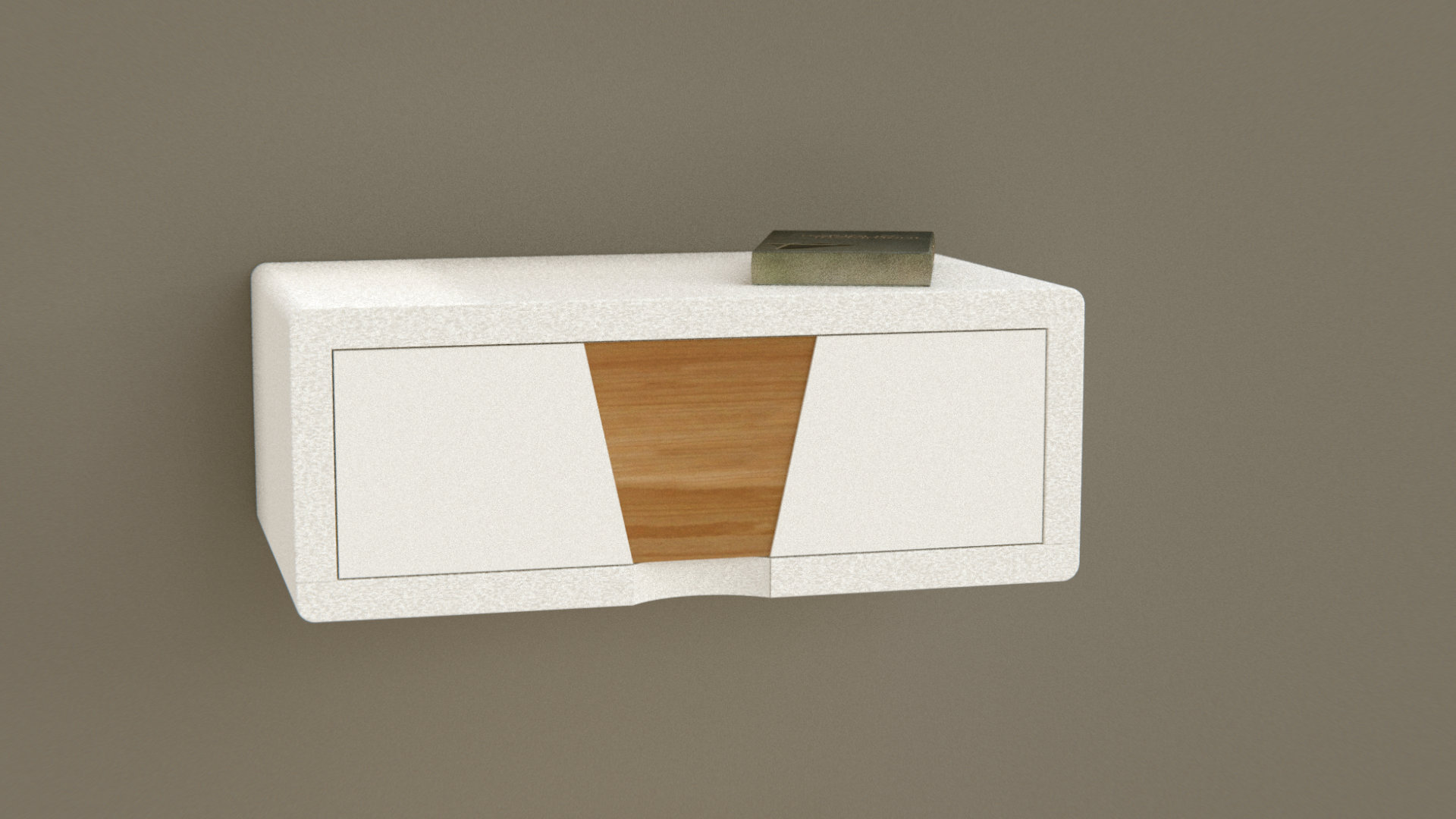 Nachttisch weiß „Trapez“ hängend, verschiedene Breiten NEU – www ...